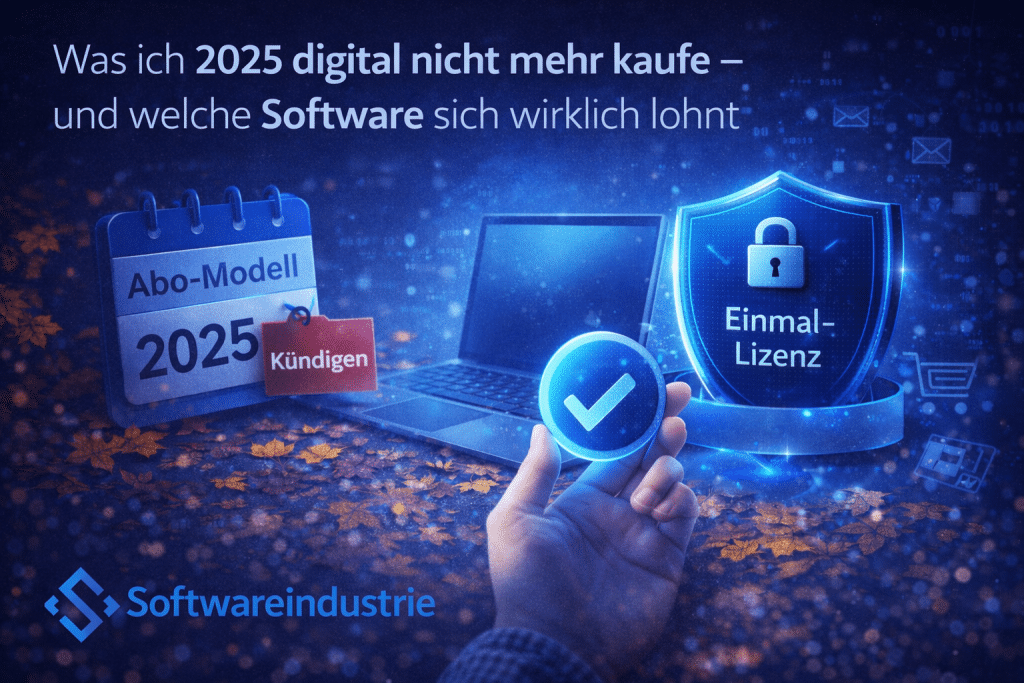 Was ich digital nicht mehr kaufe: ehrliche Software-Empfehlungen
